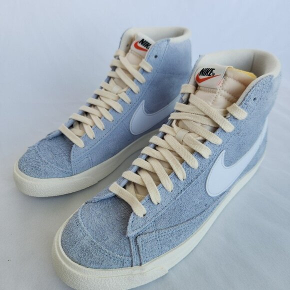 Nike | Shoes | 85 Mens Nike Blazer Mid Light Blue Sail Dv706200 Sneakers Sportswear | Poshmark